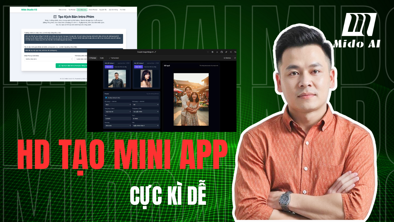 Ứng Dụng AI: Hướng Dẫn Chi Tiết Tạo Mini App Trên Google AI Studio - Mido AI